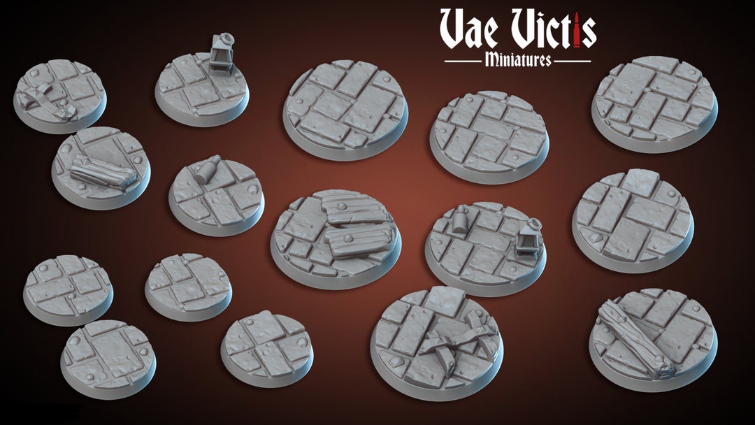 Prison Round Bases, City Street Bases for Dnd, Dungeons and Dragons D&D ...