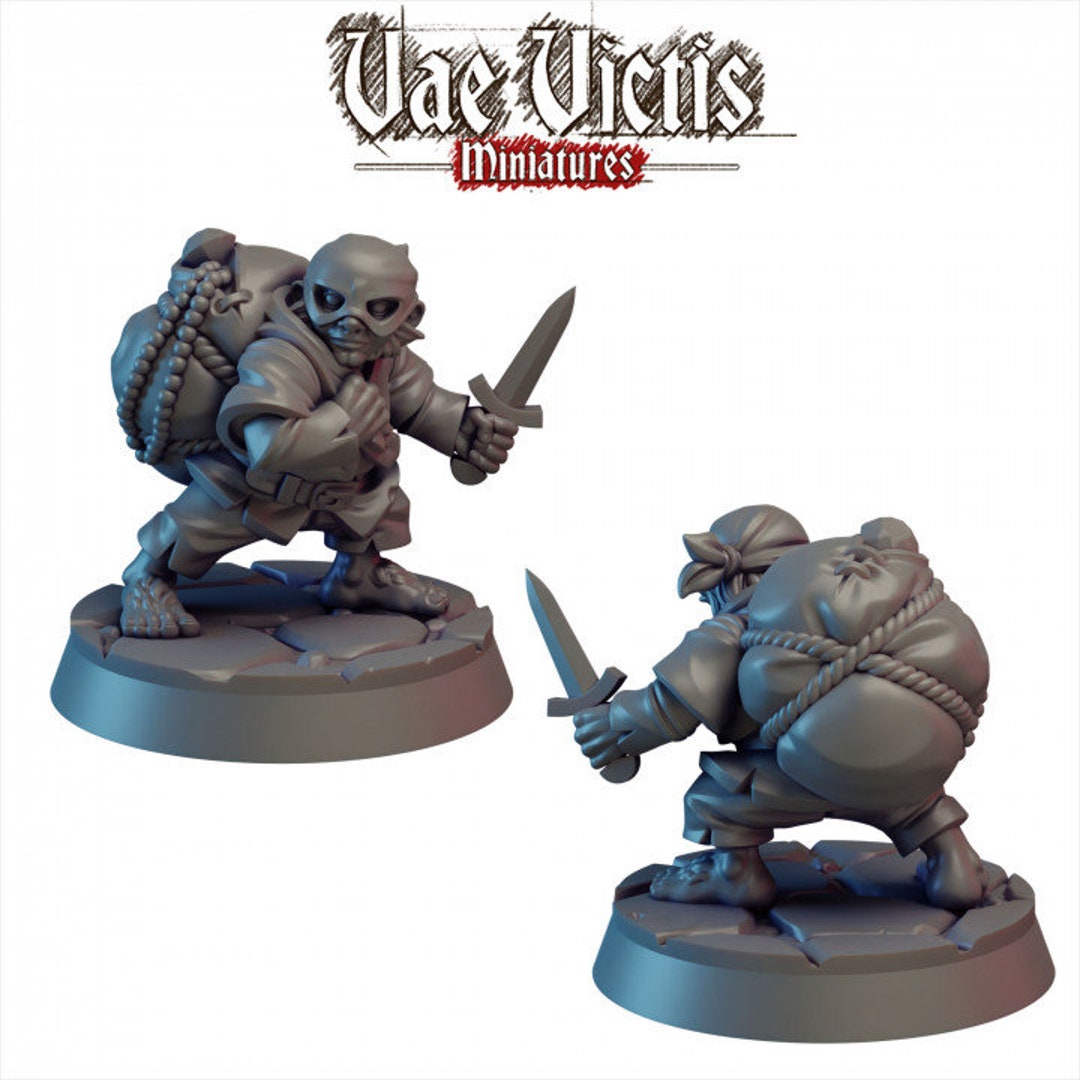 Halfling Thief Dnd Dungeons and Dragons 28mm/32mm Townsfolk Thief NPC ...