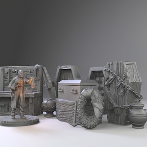 Undertaker Shop, Dnd, Dungeons and Dragons, Scatter Terrain, Dnd5e ...