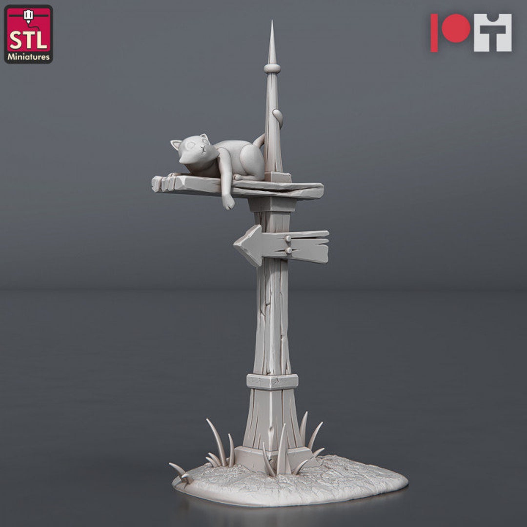 Vendor Miniature Post, Scatter Scenery Veterinarian Miniature Cat 28mm ...