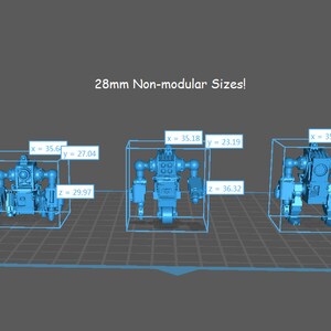 Maintenance Robots 28mm 32mm Dnd Dungeons and Dragons Scifi Miniatures ...