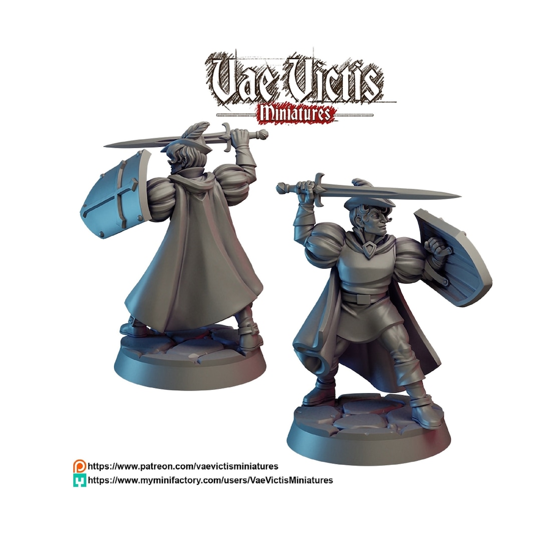 Prince Dnd Dungeons and Dragons 28mm/32mm Dnd Warrior D&D Fighter ...