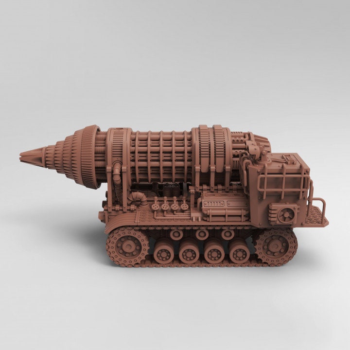 Heavy Drill Miniature Dnd Dungeons and Dragons Scifi Wasteland Mining ...