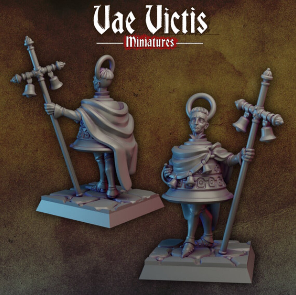 Bell Knight Dnd Dungeons and Dragons 28mm/32mm TTRPG Wargame NPC Bell ...
