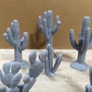 Cacti Plants Dnd Dungeons and Dragons Desert Plant Scatter for 28mm ...