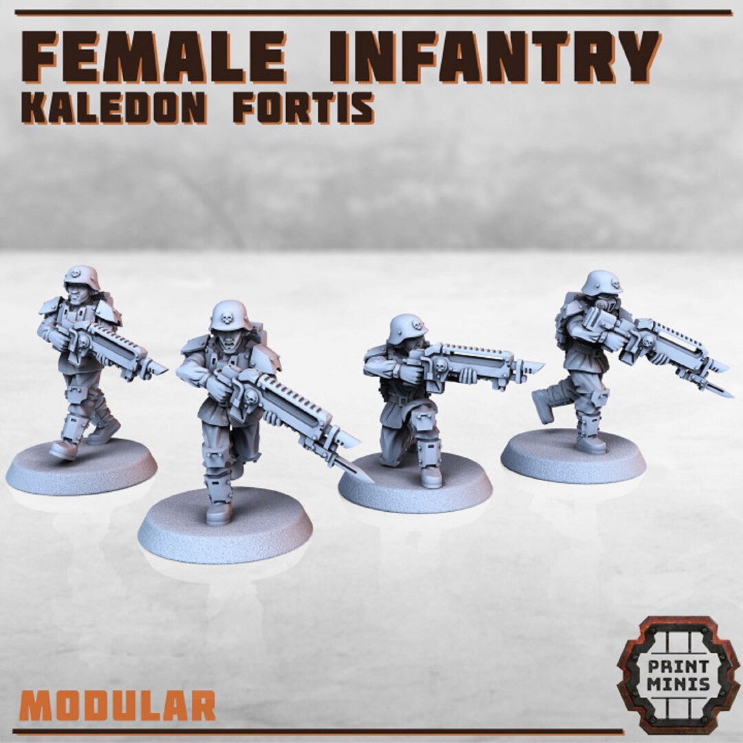 Female Infantry - Kaledon Fortis, City Watch, Cyberpunk, Scifi ...