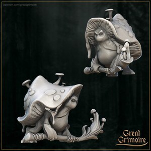 Fungal Mushroom Warriors Dnd Dungeons and Dragons 5e Creatures 28mm ...