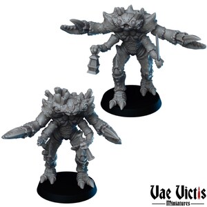 Crab Folks DND Miniature Set Dungeons and Dragons D&D Dnd Monsters ...