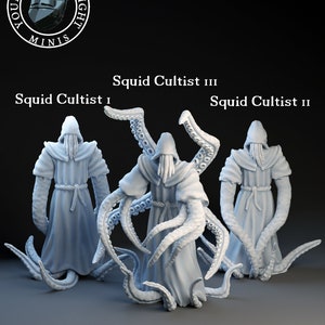 23pc Cultists Set Dungeons and Dragons 3D Printed D&D, Tabletop RPG ...