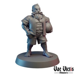 Beach Dwarf, Dnd, Volleyball Player, 28mm 32mm Pathfinder Tabletop ...
