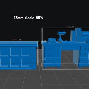 Police Office Miniature Scatter Terrain Office Furniture Dnd Dungeons ...