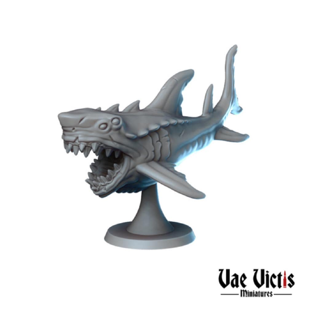 Shark Miniature, Dnd, Dungeons and Dragons, Scatter Terrain, RPG ...