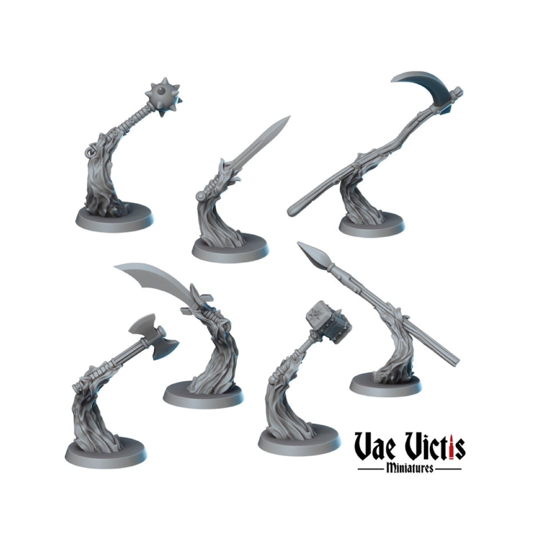Spiritual Weapons Dnd Dungeons and Dragons 28mm/32mm Scythe Miniature ...