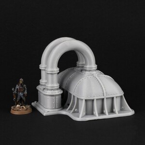 Pumping Station Dnd Train Scatter Terrain Miniature 28mm/32mm 40K ...