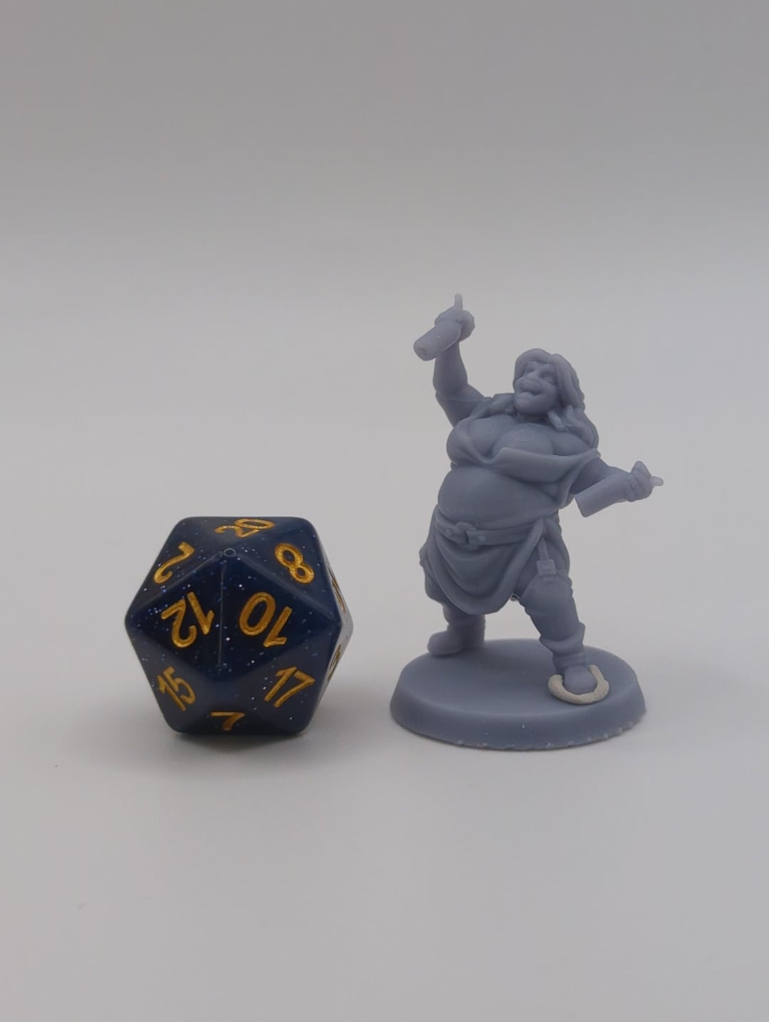 Party Lady, Townsfolk, Drunk Dnd Miniature, Dungeons and Dragons, 40K ...