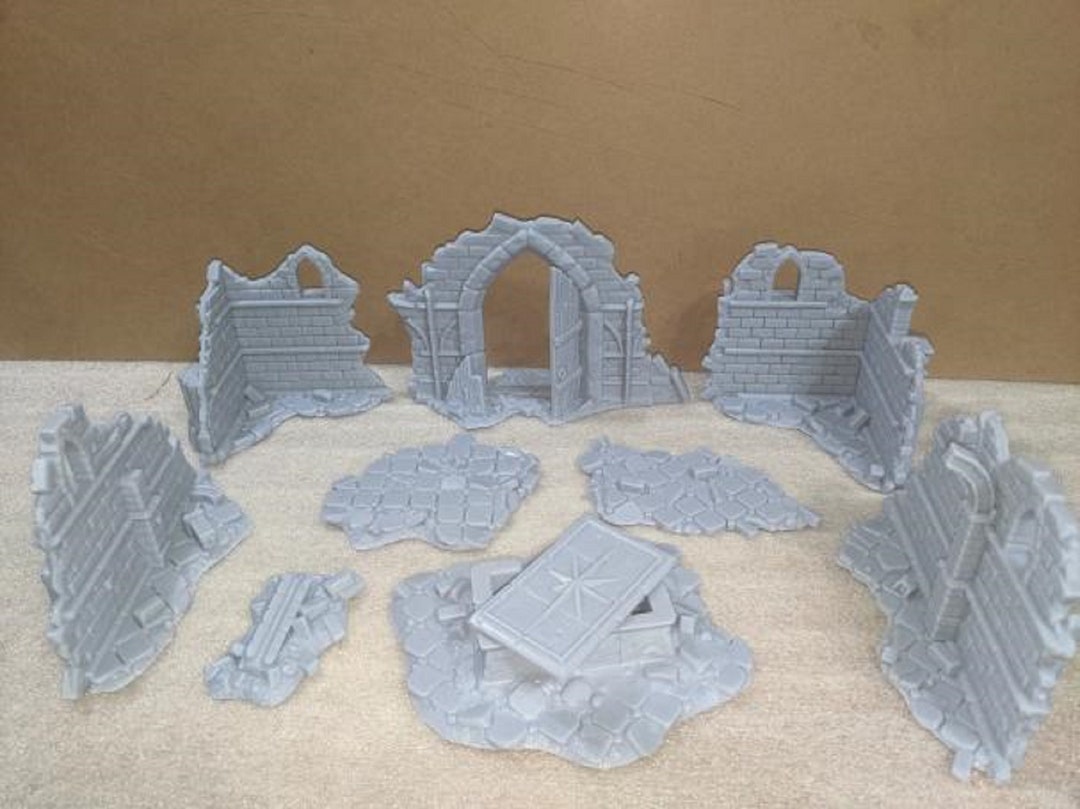 Church Ruins, Ruined Church Dnd Terrain, Dark Realms, Dungeons and ...