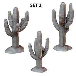 Cacti Plants Dnd Dungeons and Dragons Desert Plant Scatter for 28mm ...
