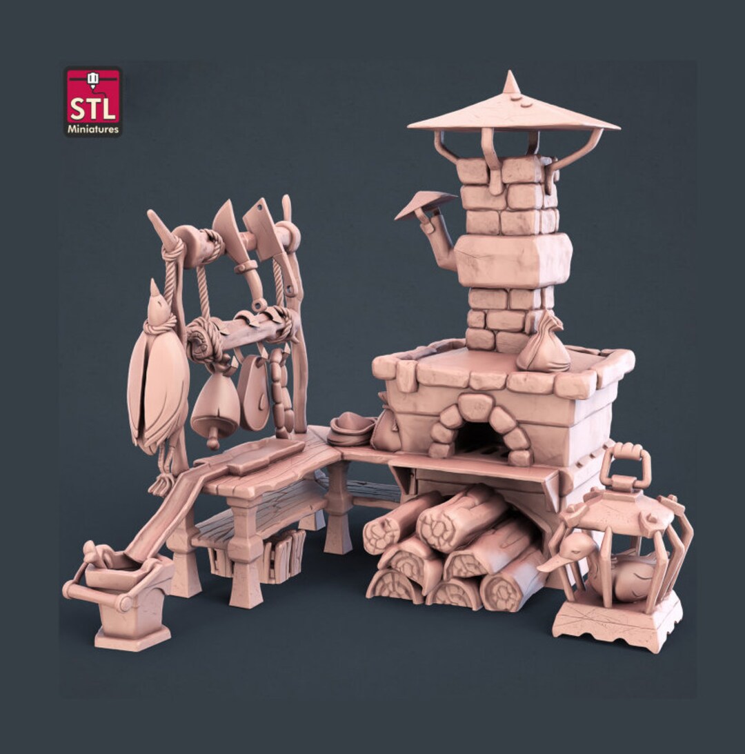 Butcher Workplace, Dnd, Dungeons and Dragons, Tabletop RPG Miniatures ...