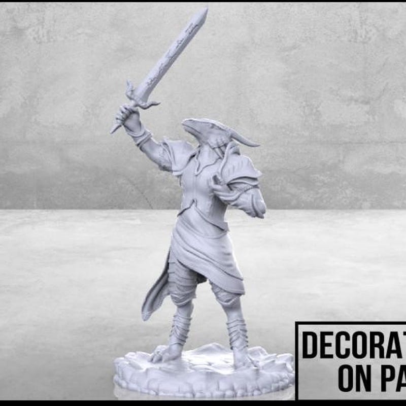 Dnd Dragonborn Miniature - Etsy