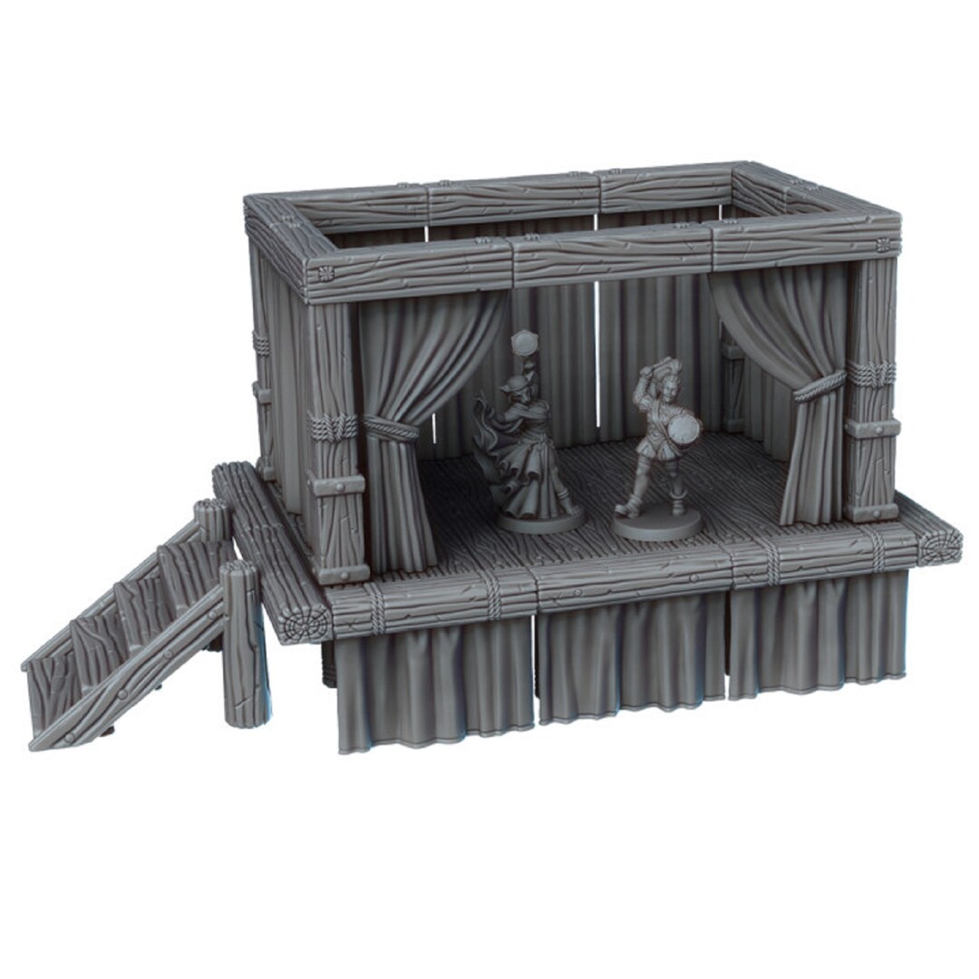 The Stage, Theater Dnd Miniature Terrain, Dungeons and Dragons ...