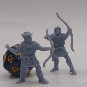 Hunters Miniature Set for Dnd, Dungeons and Dragons, Wilderness Scenes ...