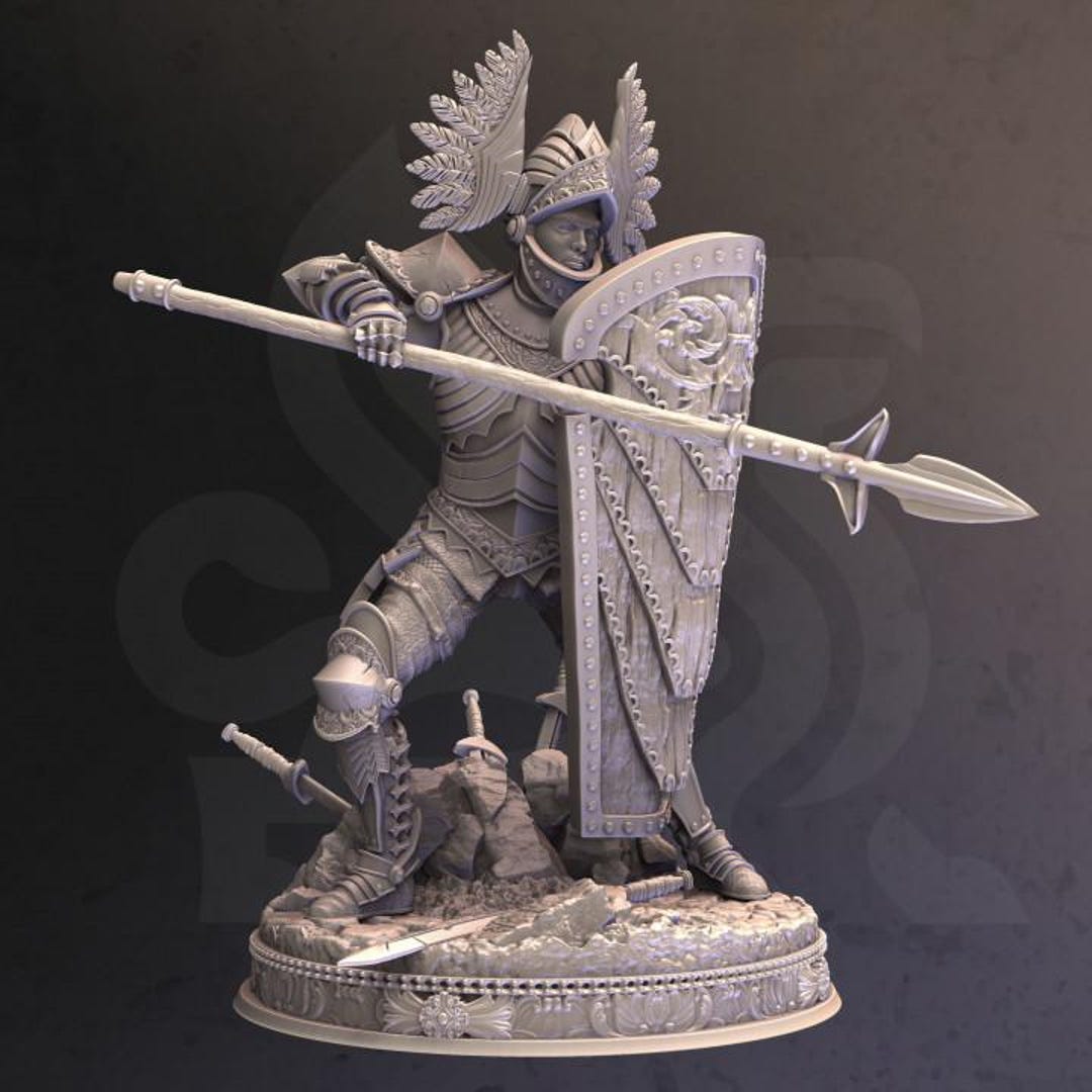 Tower Armored Guard Miniature Dungeons and Dragons 28mm/32mm/38mm Mini ...