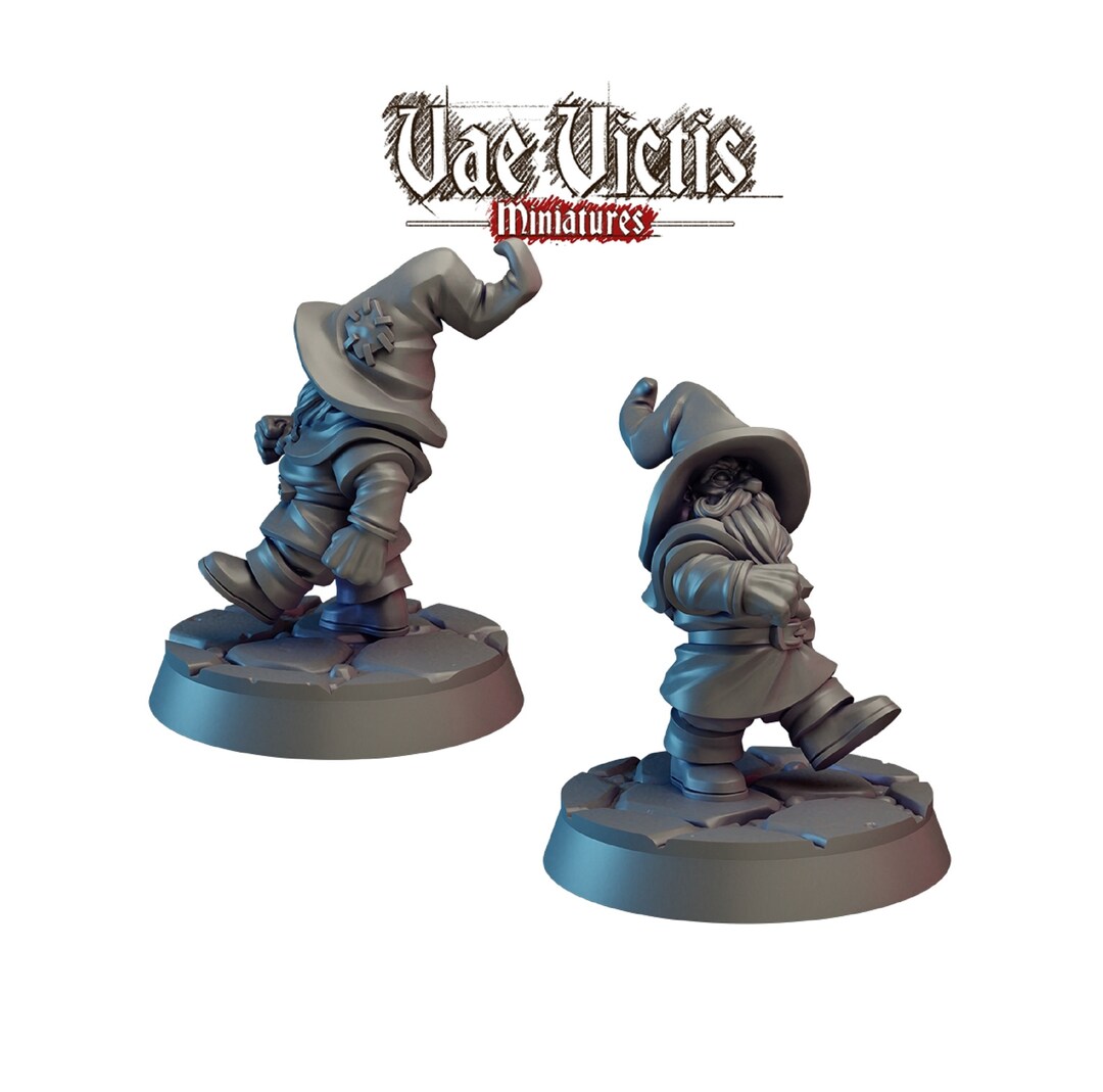 Gnome Miniature, Dnd, Dungeons and Dragons, Warband, Fantasy 5E, 28mm ...