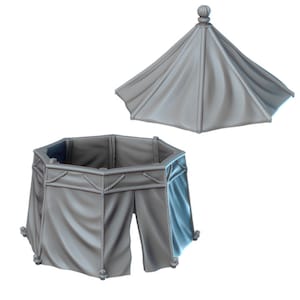 Tent Miniature for Dnd Dungeons and Dragons 28mm/32mm Scale War Camp ...