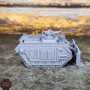 Tank Miniature Scifi Miniatures Wargaming Vehicles 28mm and 32mm Heroic ...