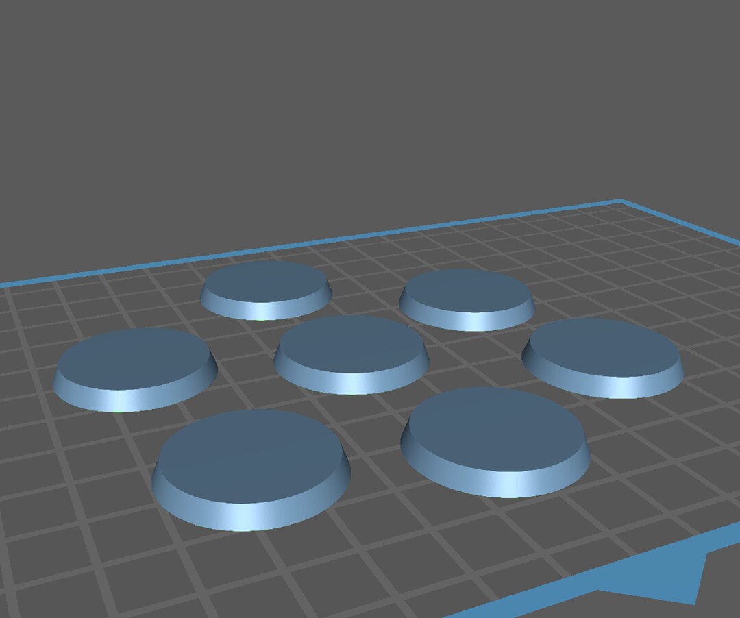 Circular Plain Bases for Miniatures, Round Bases, 28mm or 32mm Scale ...
