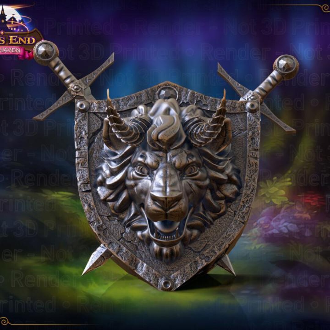 Fighter’s Shield Spell Card Holder – Fantasy Deck & Token Tray for Dnd ...
