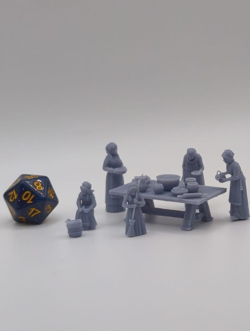 Tavern Cooks Dnd Dungeons and Dragons TTRPG Wargame Scatter Terrain ...