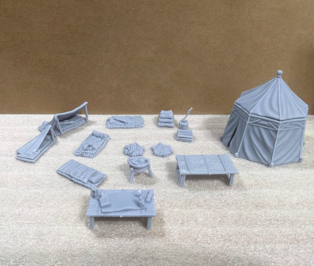 Dnd Fantasy Camp Miniatures for Dungeons and Dragons Campaigns Dioramas ...
