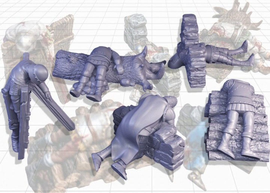 Corpse Miniatures Dnd Dungeons and Dragons 28mm/32mm Wargame Scatter ...