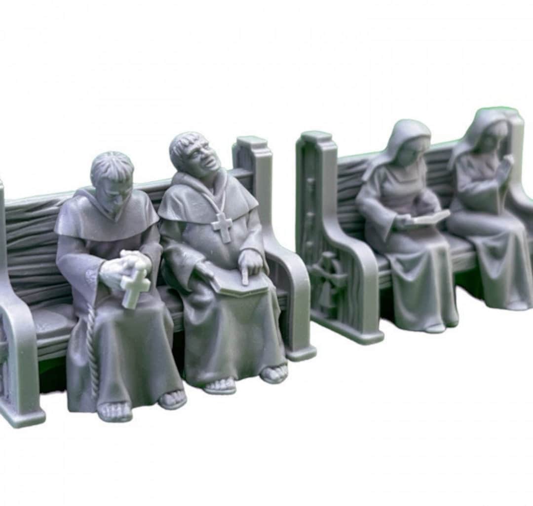 Church Miniatures at a Prayer for Dnd, Dungeons and Dragons, Church ...