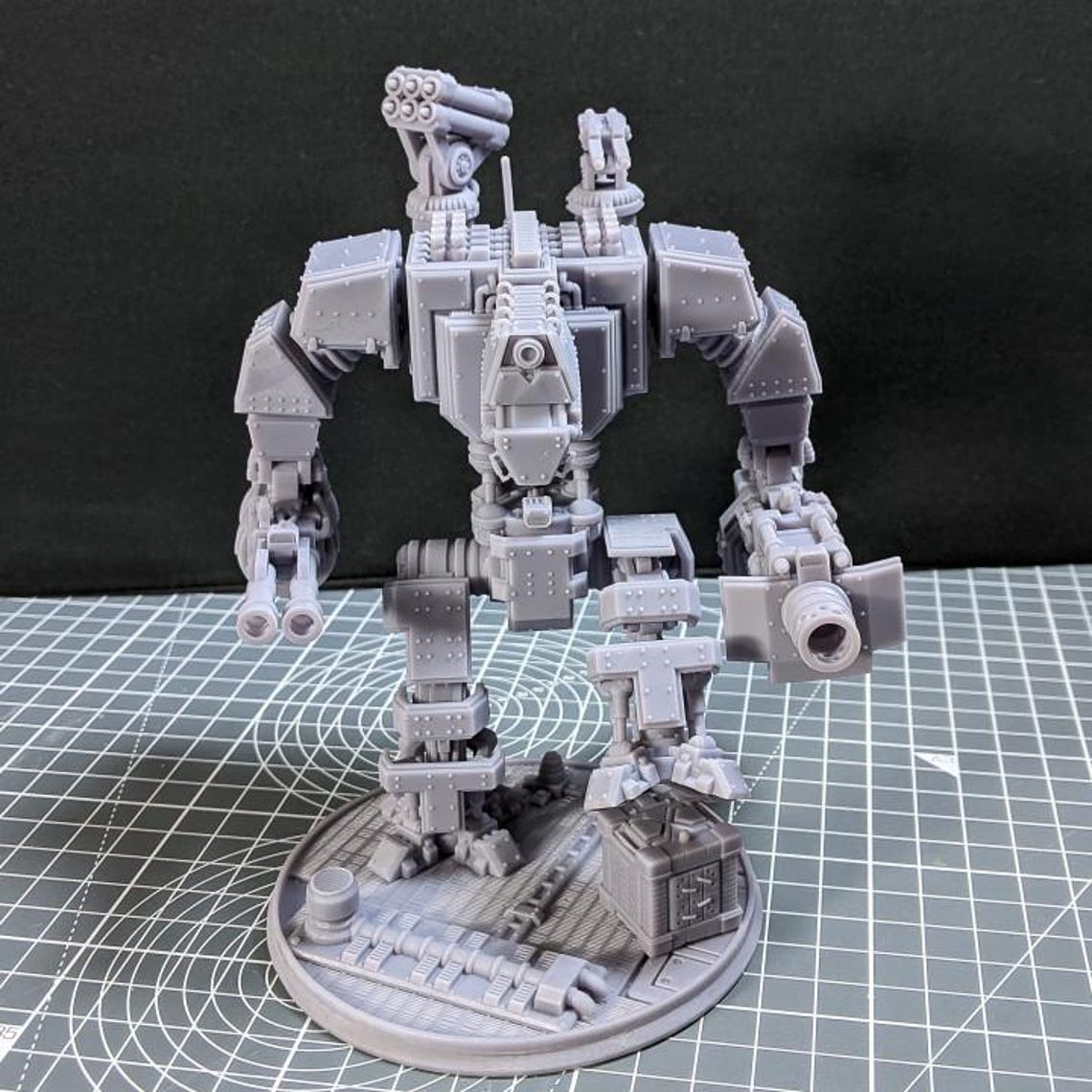 Large Goliath Combat Walker 28mm/32mm Mech Warrior TTRPG Fantasy ...
