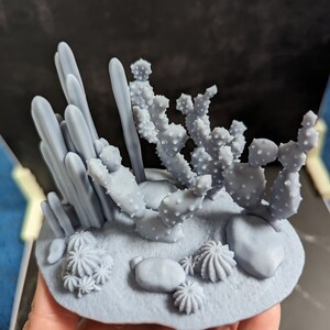 Large Cacti Dnd Dungeons and Dragons 28mm/32mm Desert Scatter Terrain ...