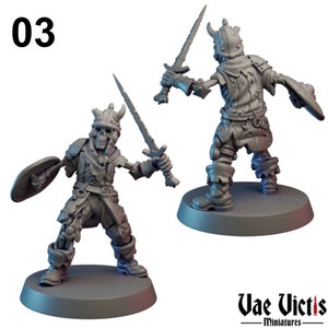 Skeleton Army Squad for Dnd Dungeons and Dragons, Undead Army, 28mm ...