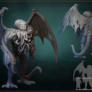 Primordial One Miniature Eldritch Horror Dnd Boss Tabletop RPG Figurine ...