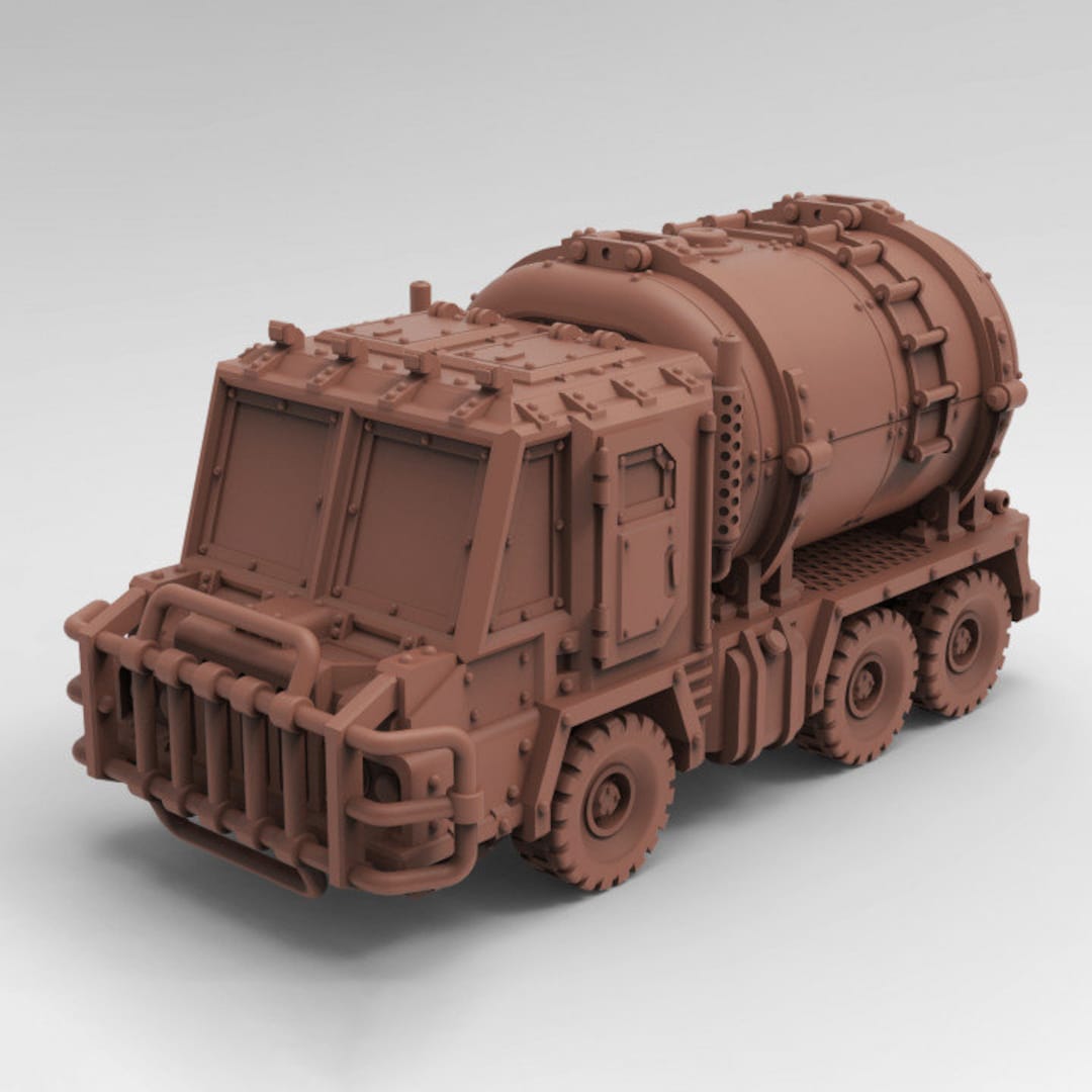 Sci Fi Tanker Truck Miniature for Futuristic Tabletop RPG Games 28mm ...