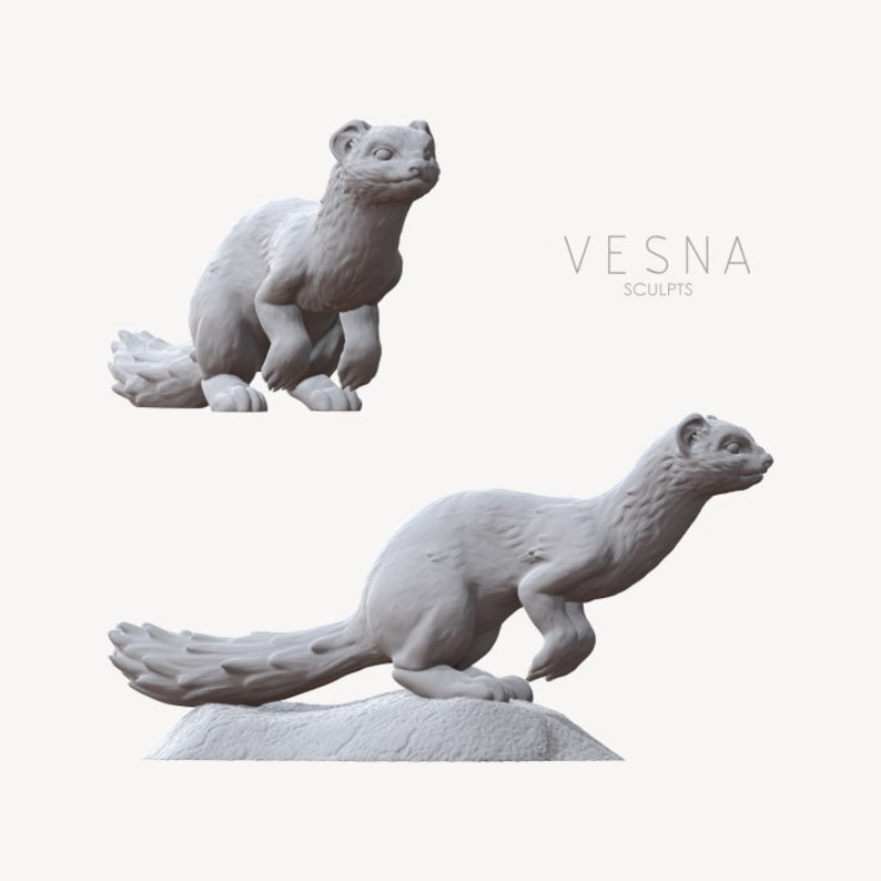 9pc Weasels Set for Dnd Dungeons and Dragons Dnd Creatures TTRPG ...