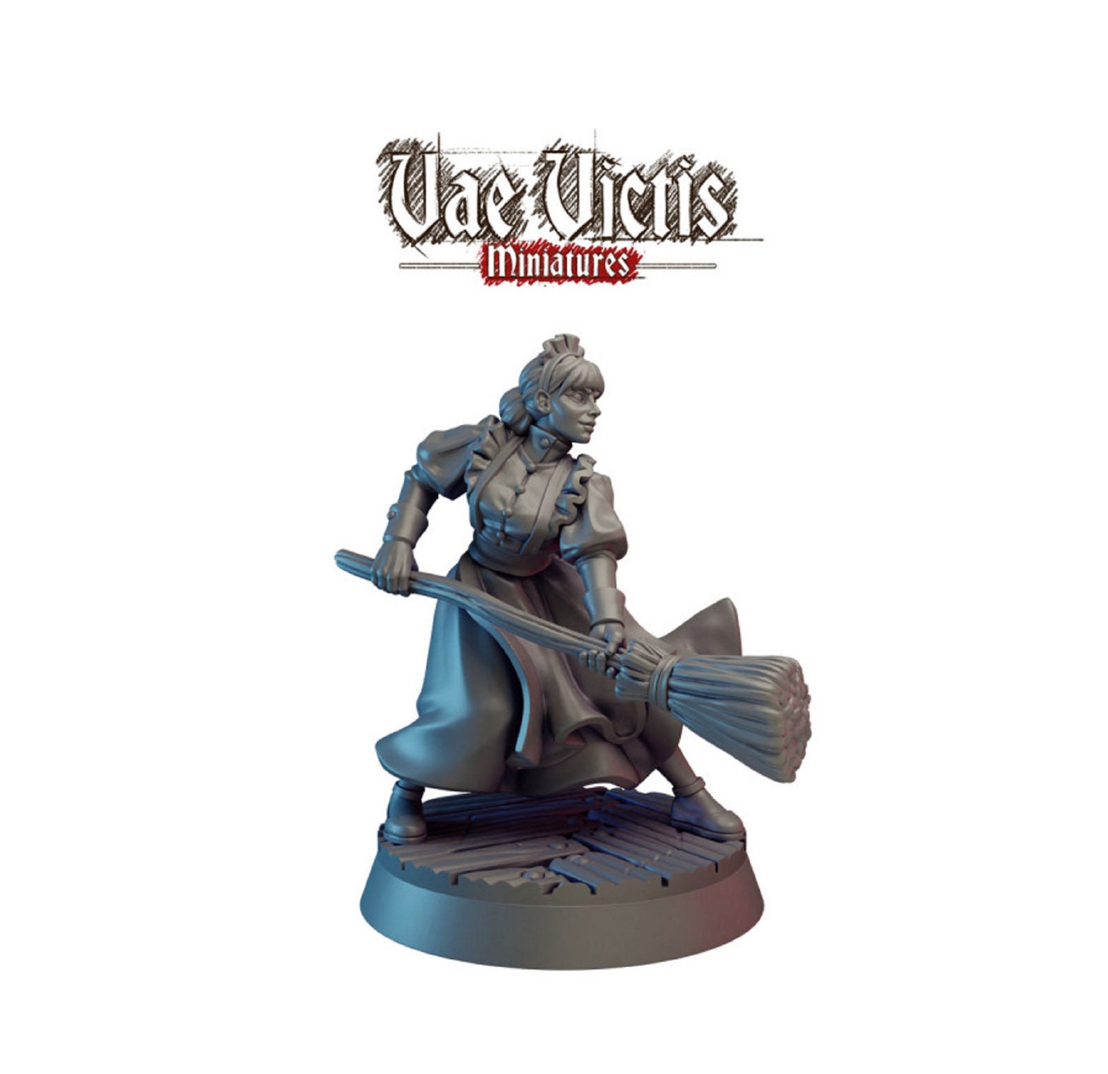 Maid Dnd Miniature, Dungeons and Dragons, Dnd, D&D, Scatter, Wargaming ...