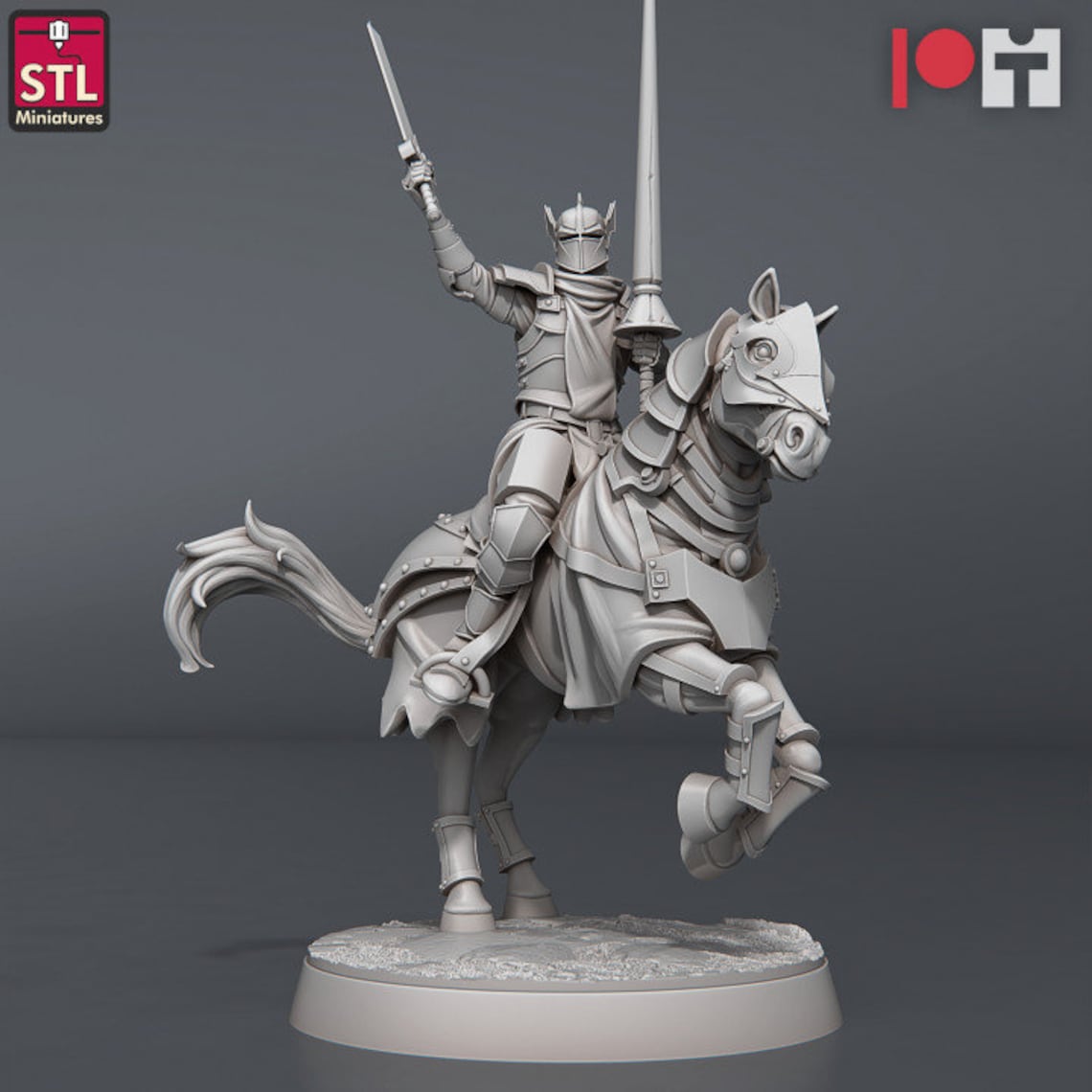Medieval Jousting Miniatures Dnd Dungeons and Dragons 28mm/32mm TRPG ...