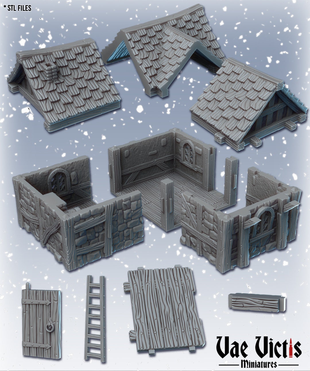Cottage House Dnd Dungeons and Dragons 28mm/32mm Wargame Tavern Dnd ...