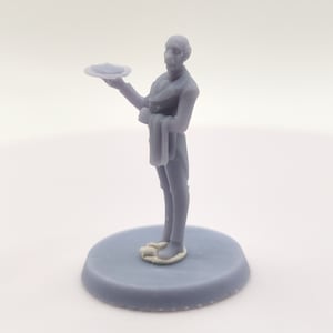Butler Dnd Dungeons and Dragons 28mm/32mm Tavern Bar Butler TTRPG ...