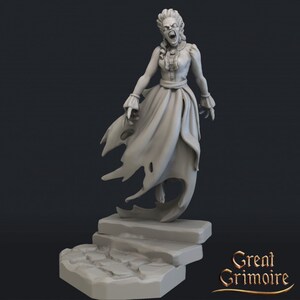 2pc Female Ghost Miniatures, Dnd Scatter Terrain, Dungeons and Dragons ...