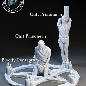 23pc Cultists Set Dungeons and Dragons 3D Printed D&D, Tabletop RPG ...