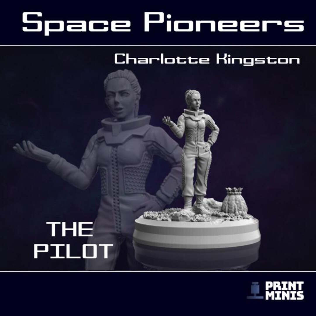 Charlotte Kingston - Space Pilot (space Pioneers Collection) | 28mm ...
