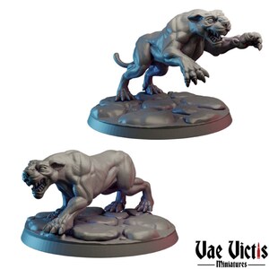 Panther Miniature, Dungeons and Dragons, Dnd, Pathfinder, Scatter ...