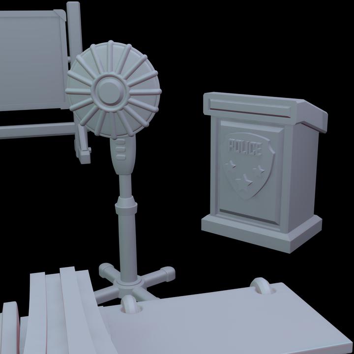 Police Office Miniature Scatter Terrain Office Furniture Dnd Dungeons ...